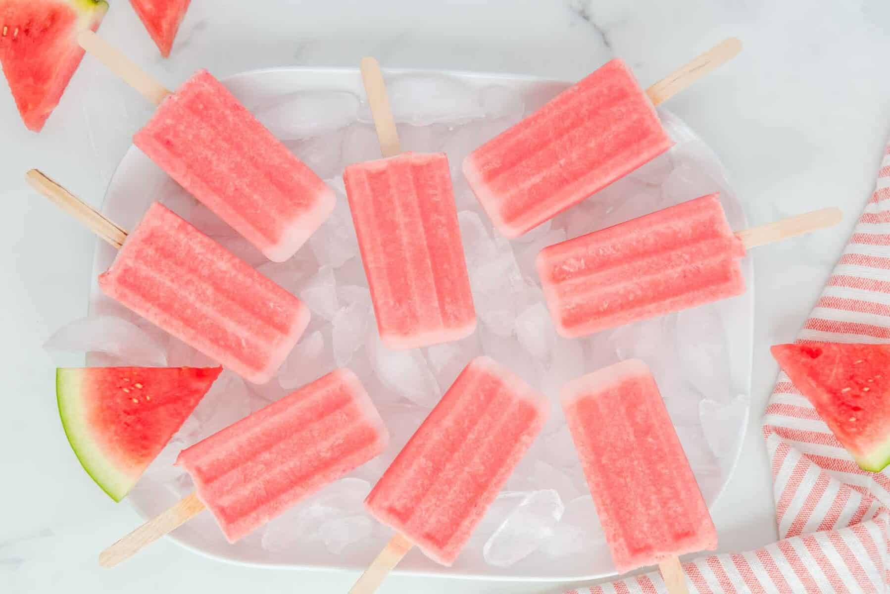 Watermelon Popsicles - A Joyfully Mad Kitchen