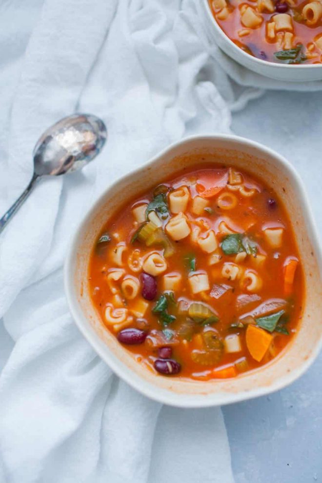 Quick and Easy Minestrone Soup in 30 Minutes - A Joyfully Mad Kitchen