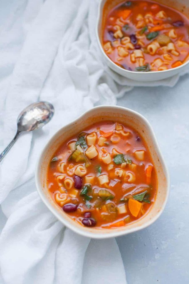 Quick and Easy Minestrone Soup in 30 Minutes - A Joyfully Mad Kitchen