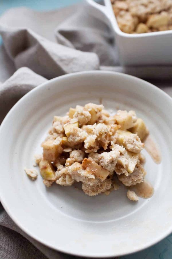 Easy Apple Crisp Topping with Oats - A Joyfully Mad Kitchen
