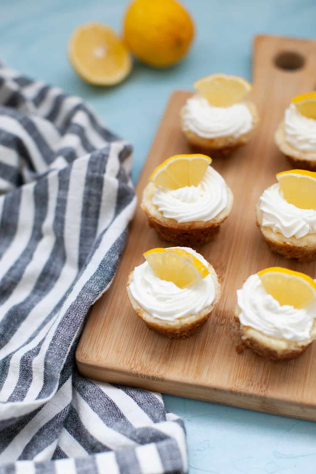 Mini Lemon Cheesecakes (Easy Dessert Recipe) - A Joyfully Mad Kitchen