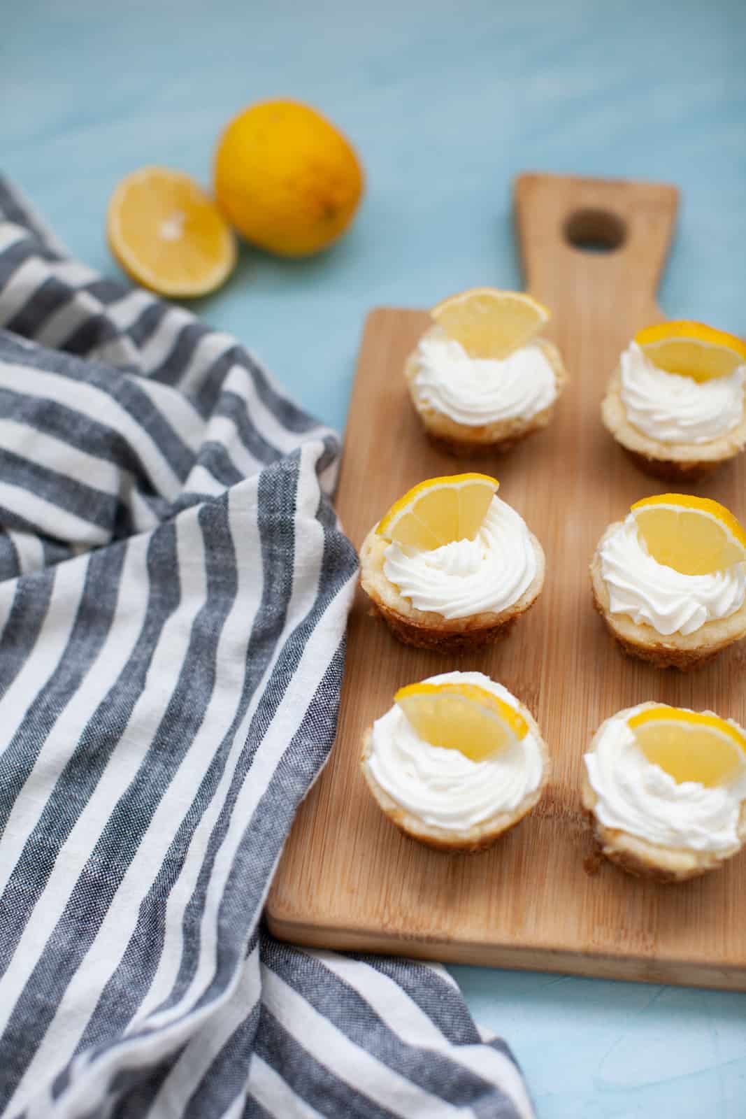 Mini Lemon Cheesecakes (Easy Dessert Recipe) - A Joyfully Mad Kitchen