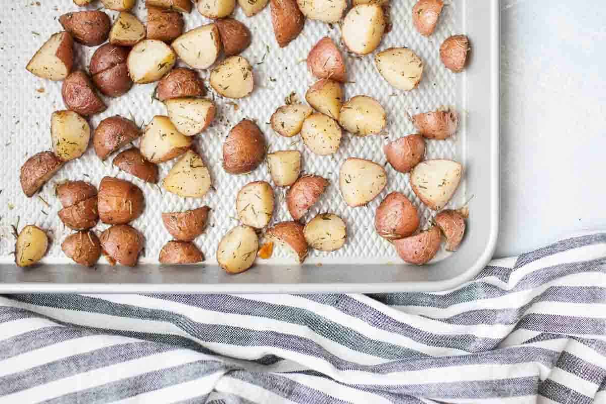 Roasted Rosemary Potatoes (Only 3 Ingredients) - Joyfully Mad