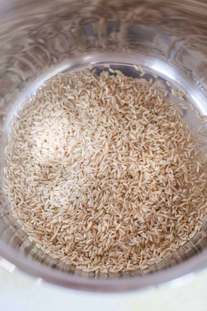 How to Cook Brown Rice in an Instant Pot - A Joyfully Mad Kitchen