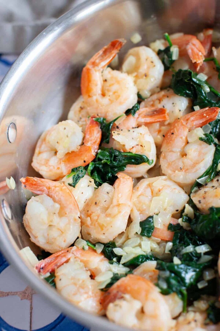 Shrimp Risotto (Easier than it looks!) - A Joyfully Mad Kitchen