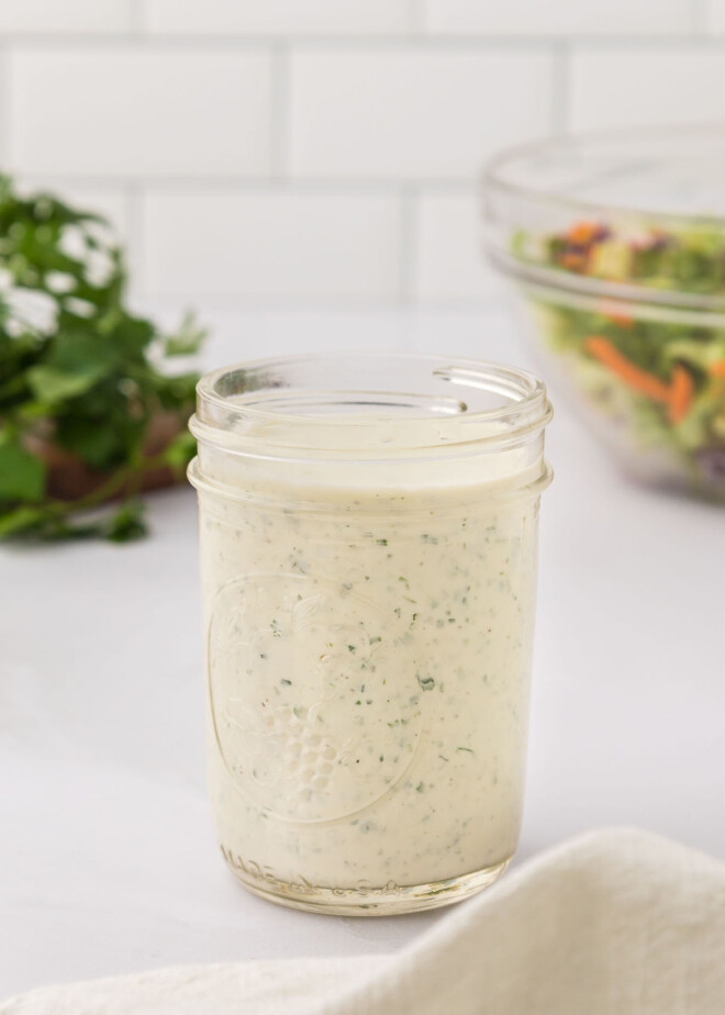 Homemade Ranch Dressing - A Joyfully Mad Kitchen