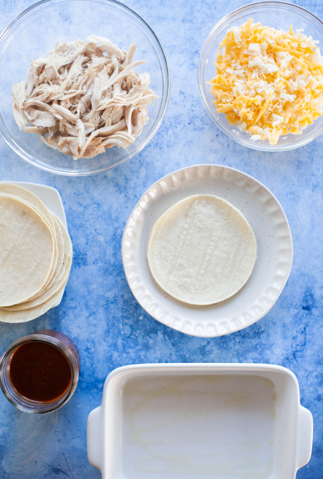 Easy Rotisserie Chicken Enchiladas - A Joyfully Mad Kitchen