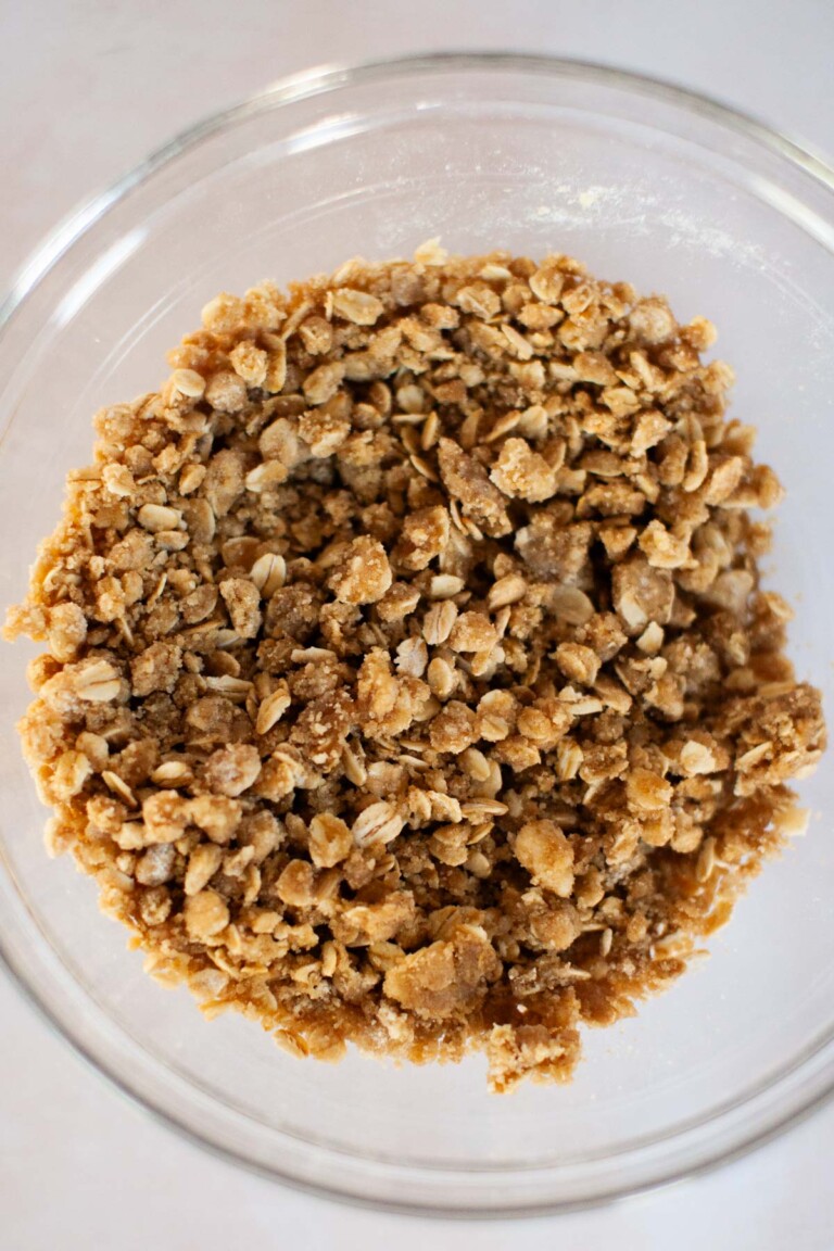 Easy Apple Crisp Topping with Oats - A Joyfully Mad Kitchen