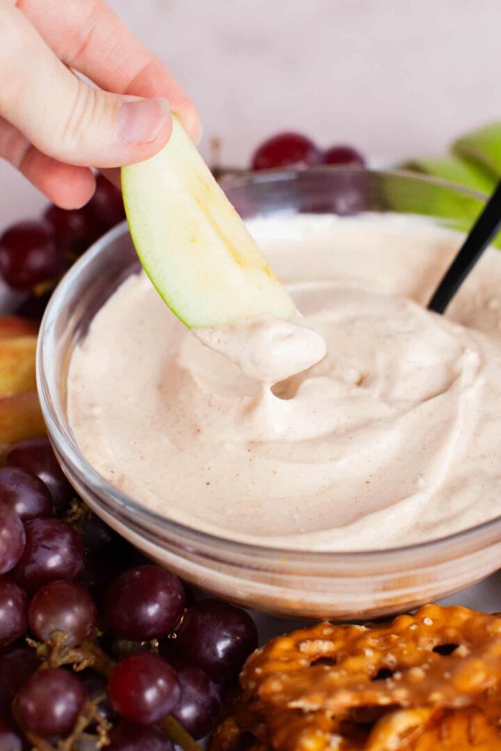 Easy 4-Ingredient Fruit Dip (Without Cream Cheese) - A Joyfully Mad Kitchen