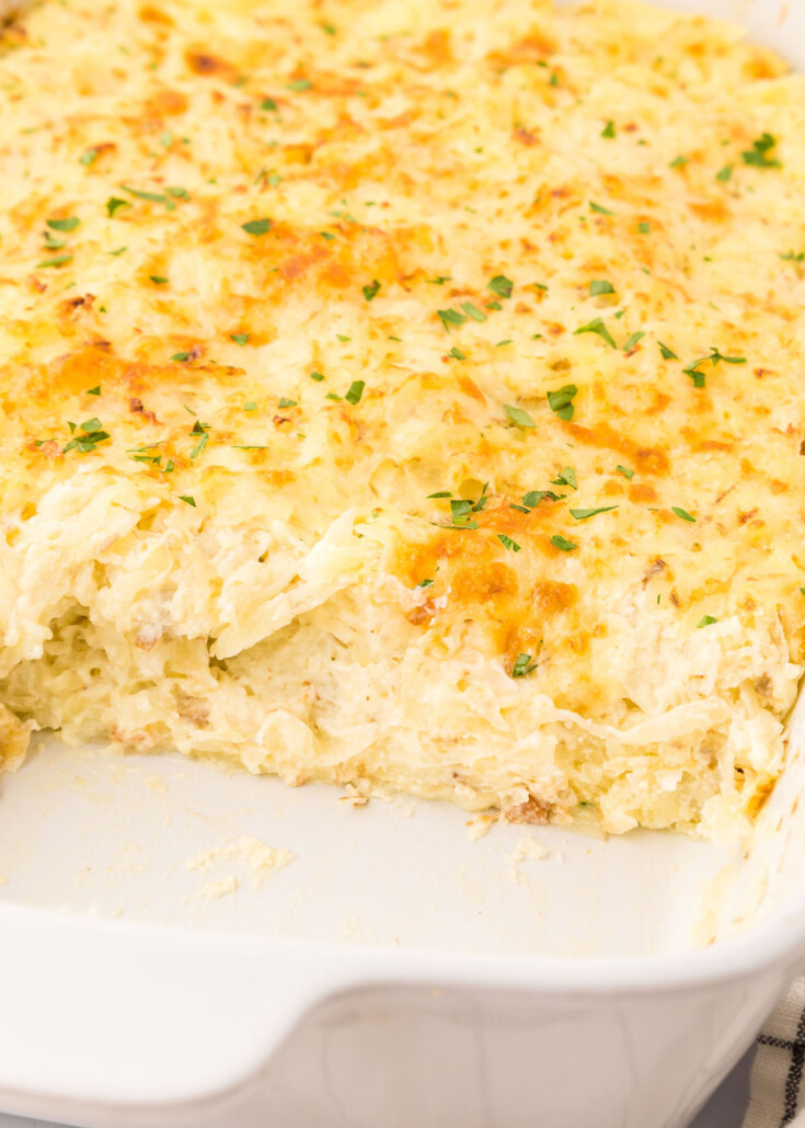 Easy Cheesy Potatoes (Holiday Side Dish) - A Joyfully Mad Kitchen