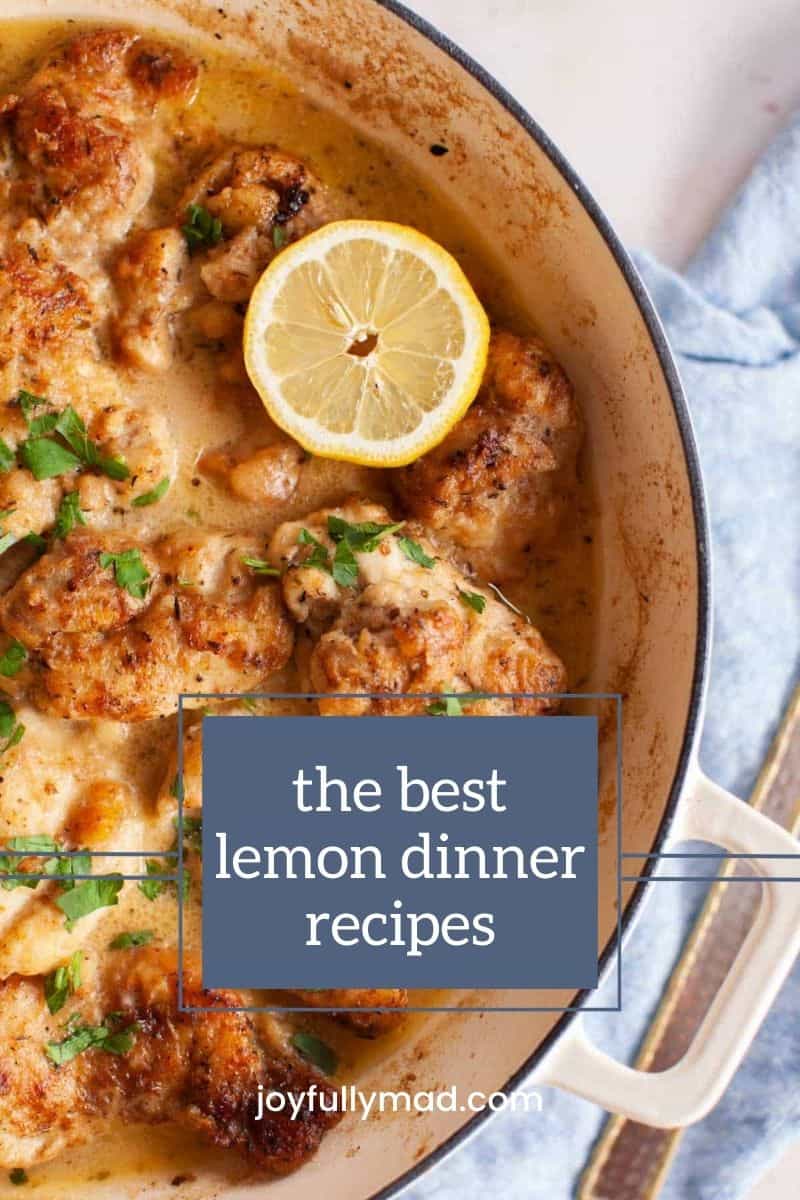 25+ of The Best Lemon Dinner Recipes - A Joyfully Mad Kitchen