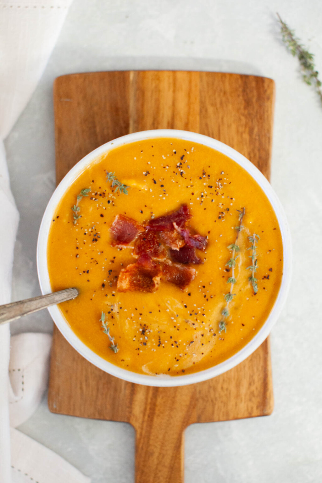 Creamy Roasted Butternut Squash Soup Recipe - A Joyfully Mad Kitchen