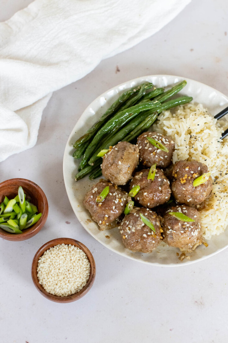 Asian Meatballs - A Joyfully Mad Kitchen