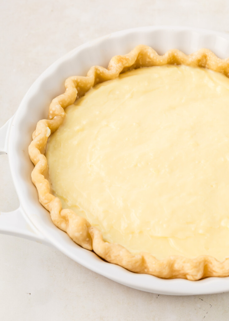 Vanilla Pudding Pie - A Joyfully Mad Kitchen