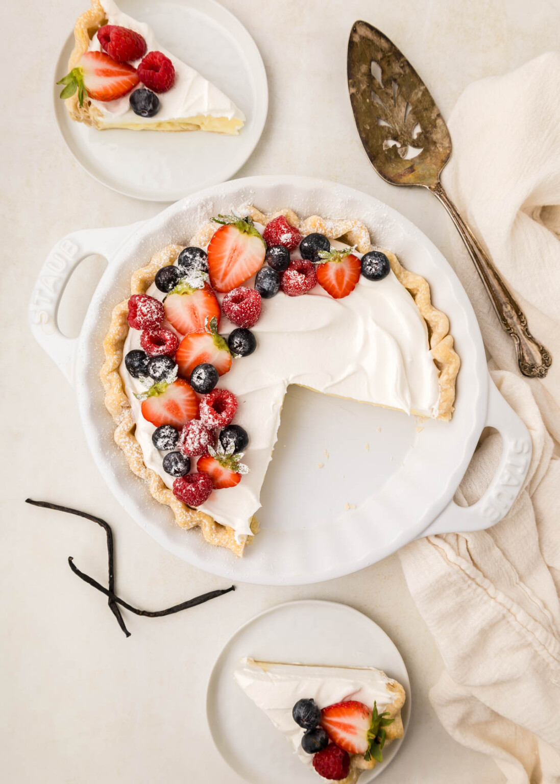 Vanilla Pudding Pie - A Joyfully Mad Kitchen