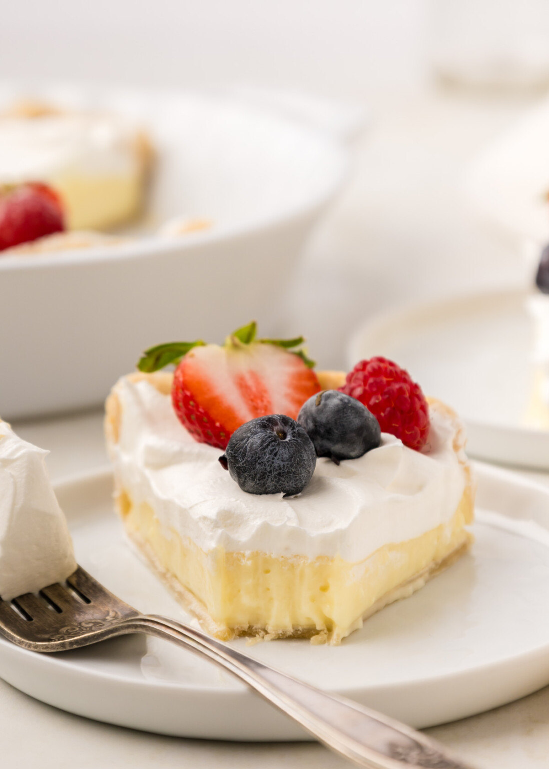 Vanilla Pudding Pie - A Joyfully Mad Kitchen