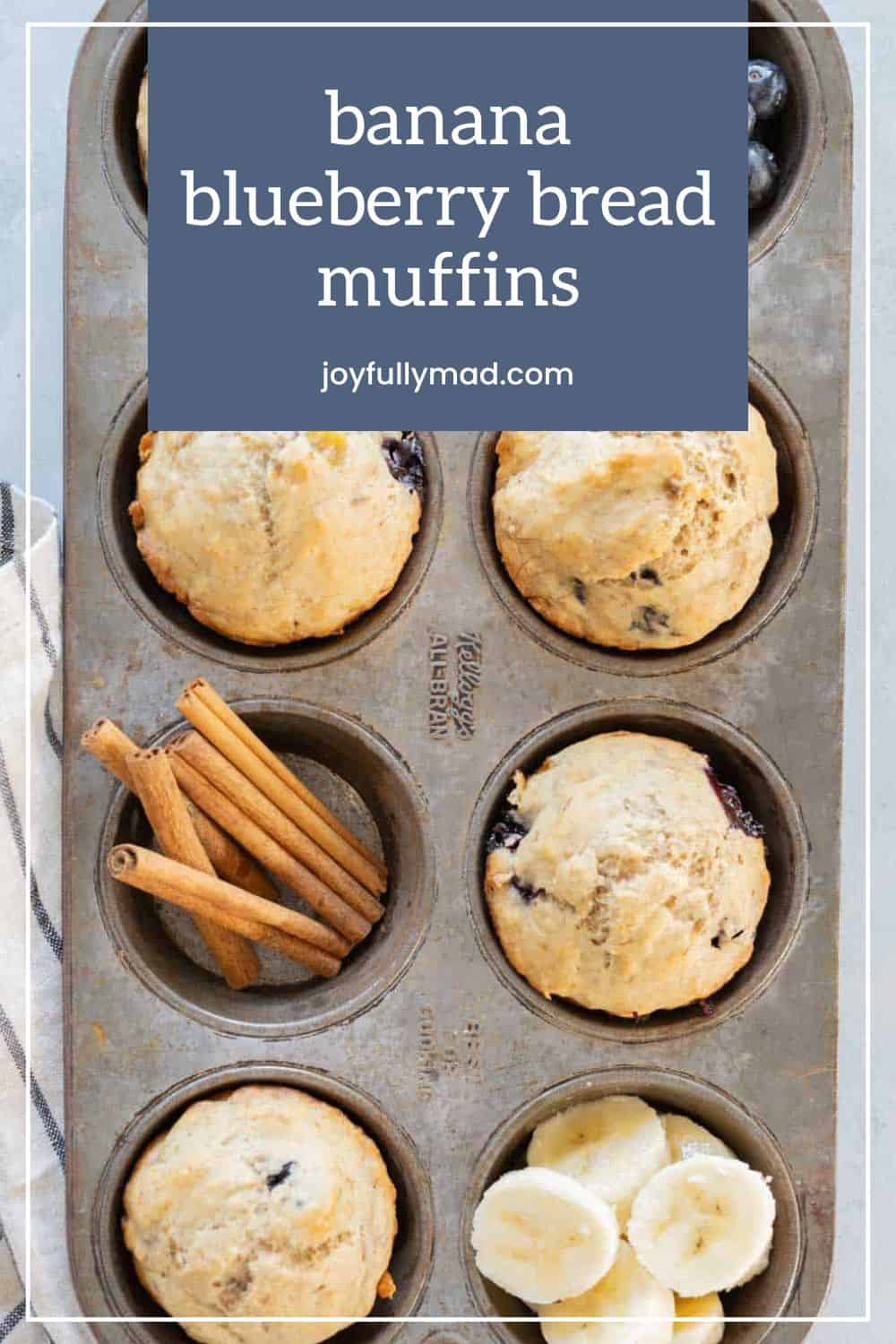 Banana Blueberry Muffins