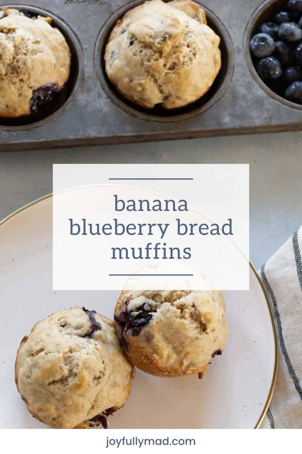 Banana Blueberry Muffins