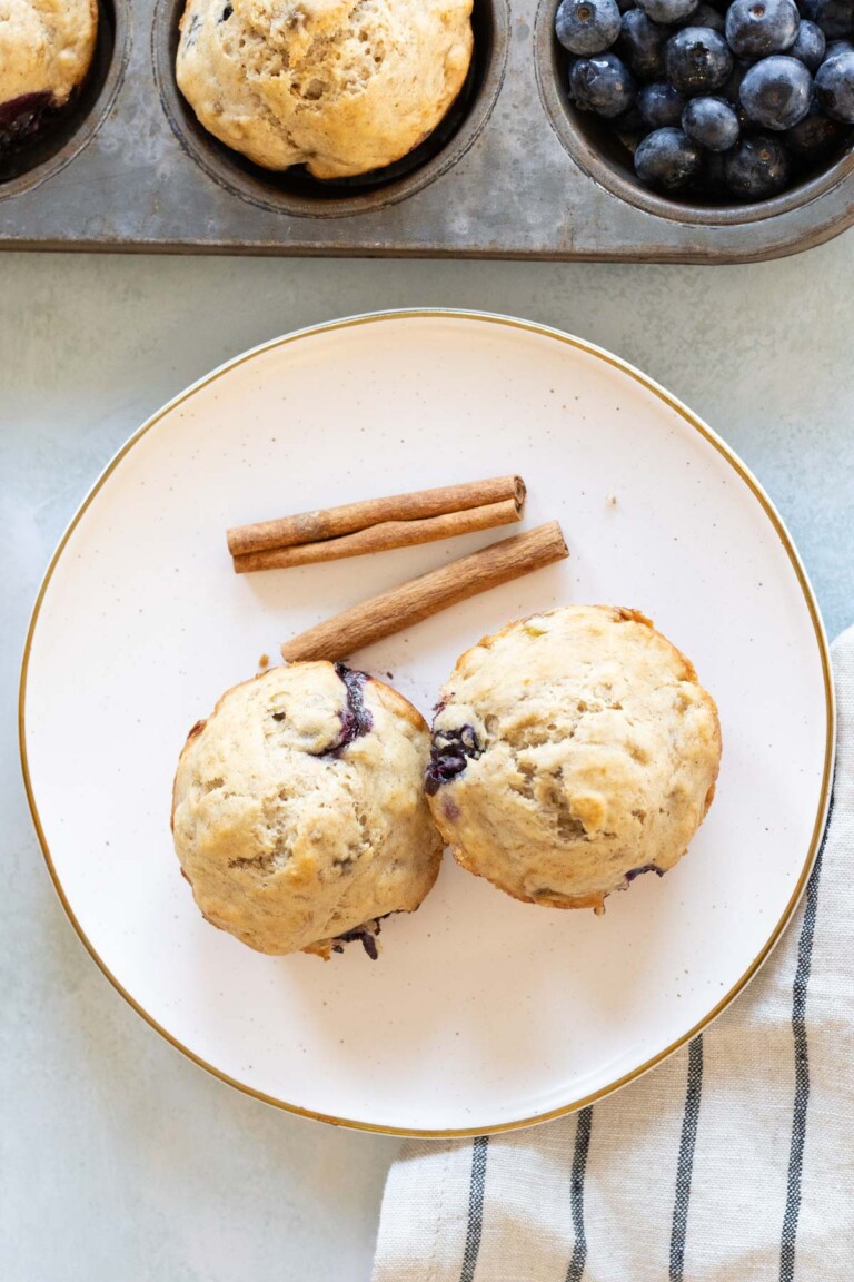 Banana Blueberry Muffins