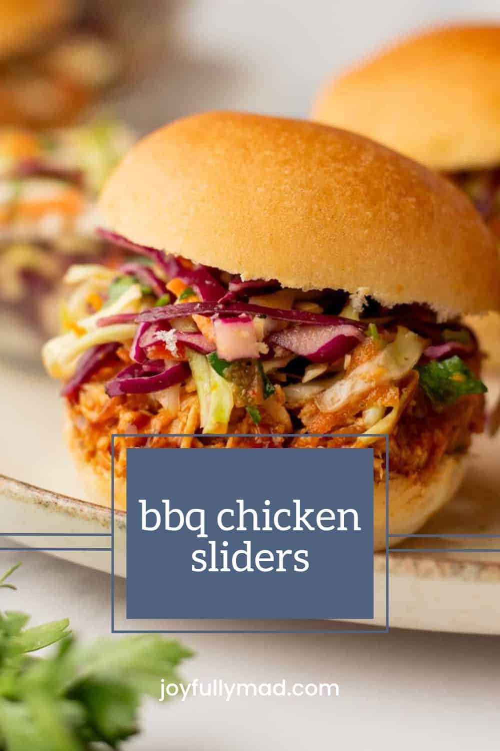 BBQ Chicken Sliders