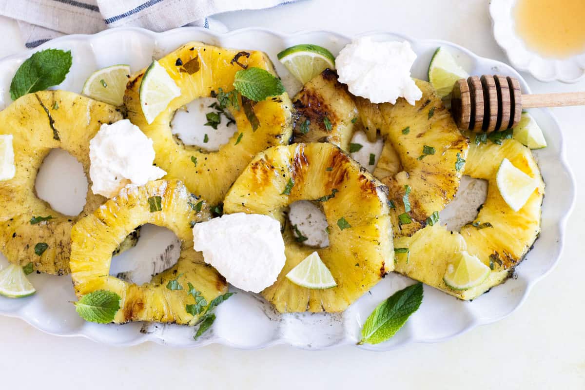 Grilled Pineapple - A Joyfully Mad Kitchen